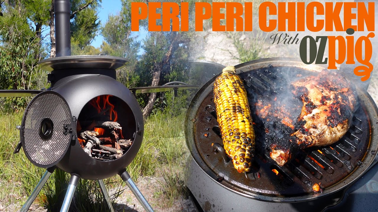 Peri Peri Chicken on the OZ PIG - YouTube