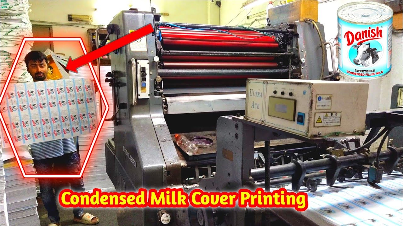 Danish Condensed Milk Cover Printing by Heidelberg Offset Printing ...