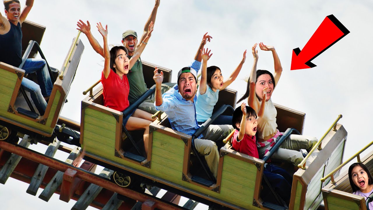 Our Kids Rode A Roller Coaster For The First Time! 🎢 - YouTube