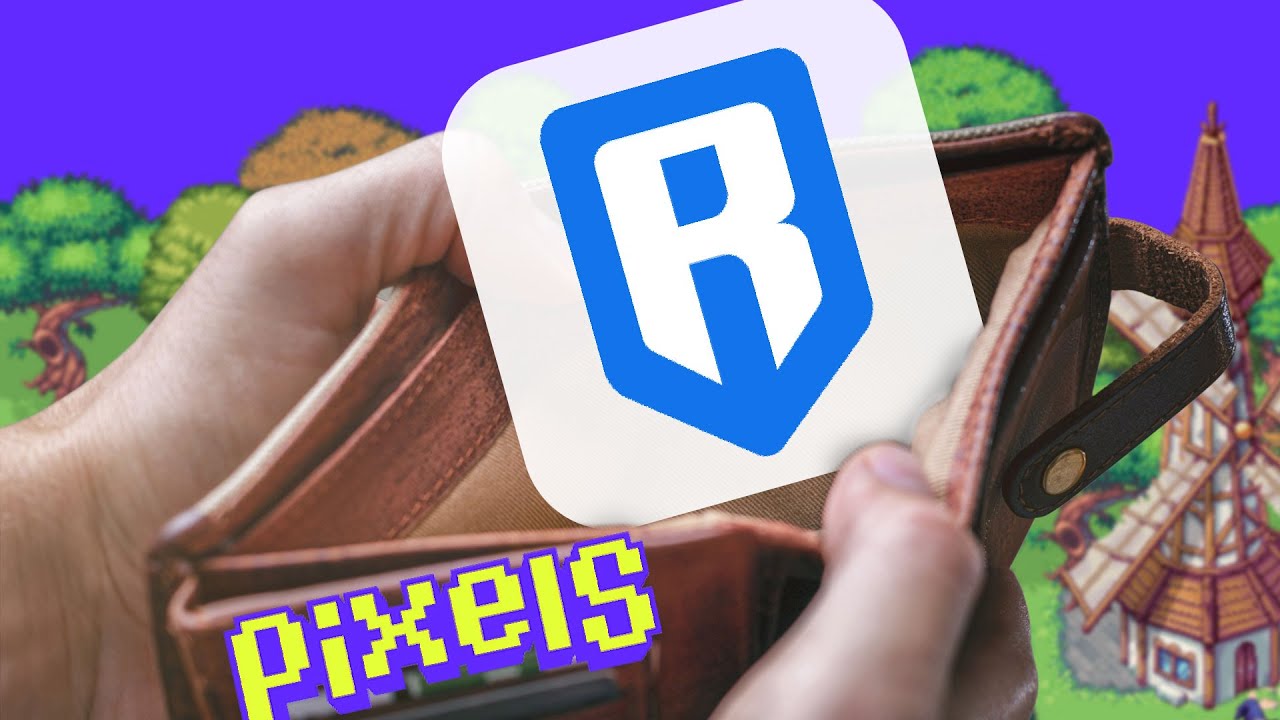 How to connect a RONIN Wallet to the PIXELS Game - YouTube