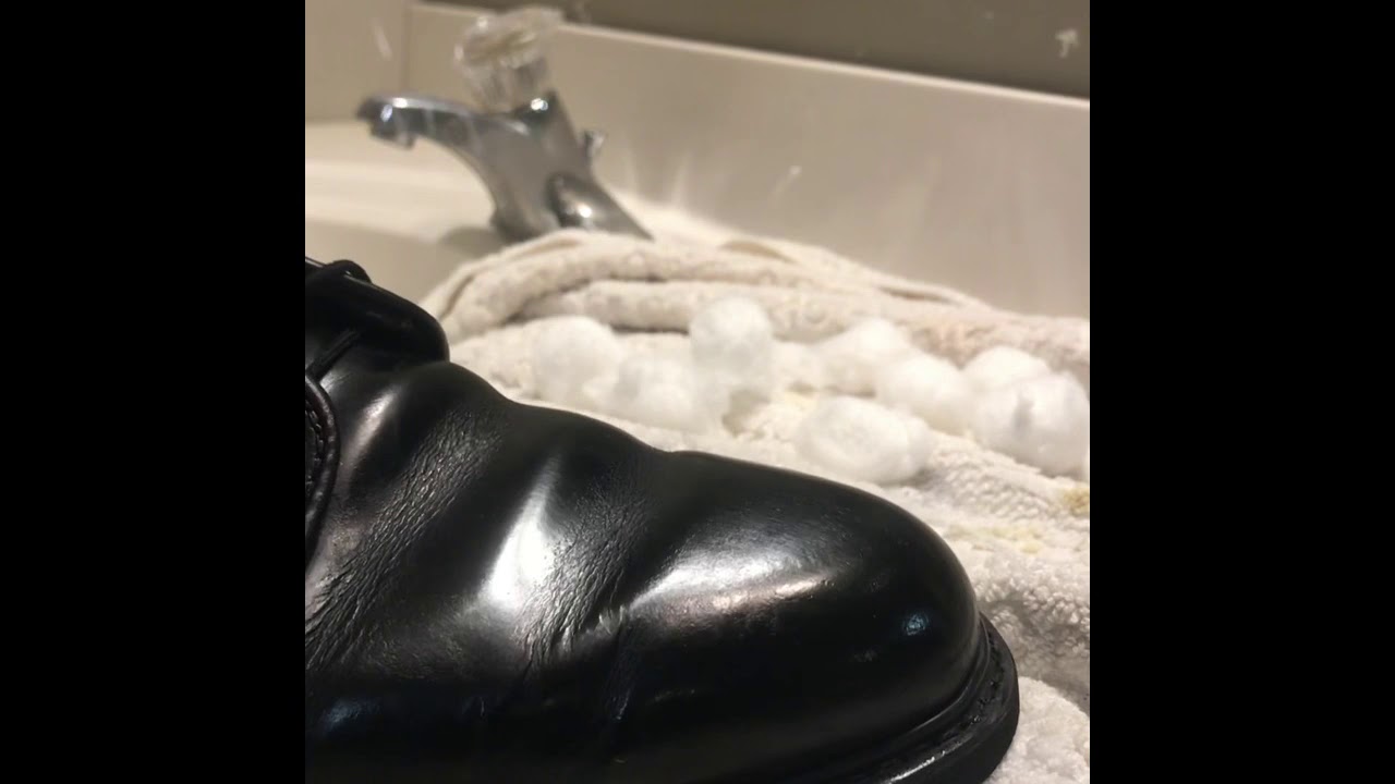 NJROTC SPIT SHINE - YouTube