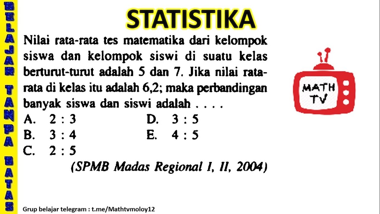 Latihan 4 - Rata-rata gabungan | Soal Statistika - YouTube