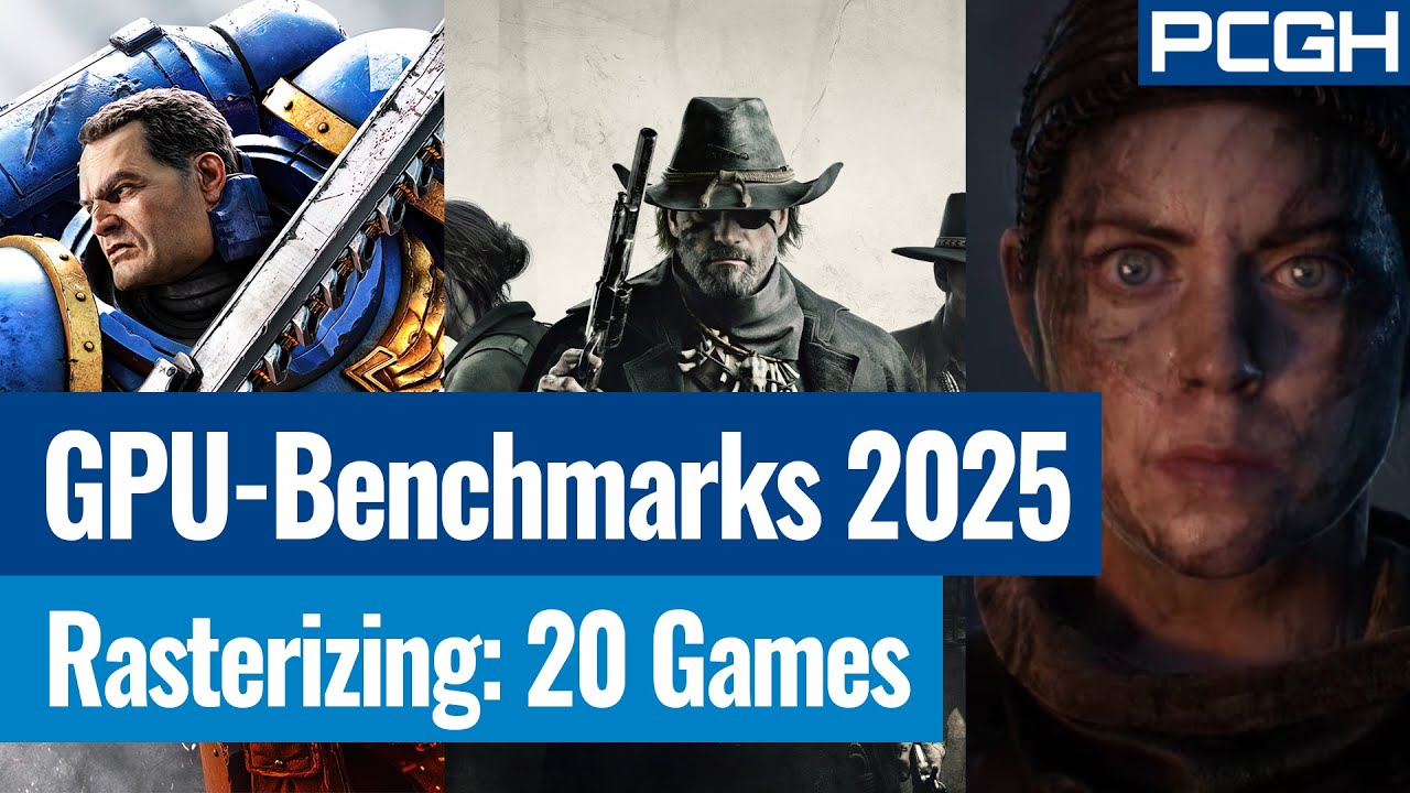 Rasterizing Benchmarks 2025 | GPU Performance Chart | 20 Games ...