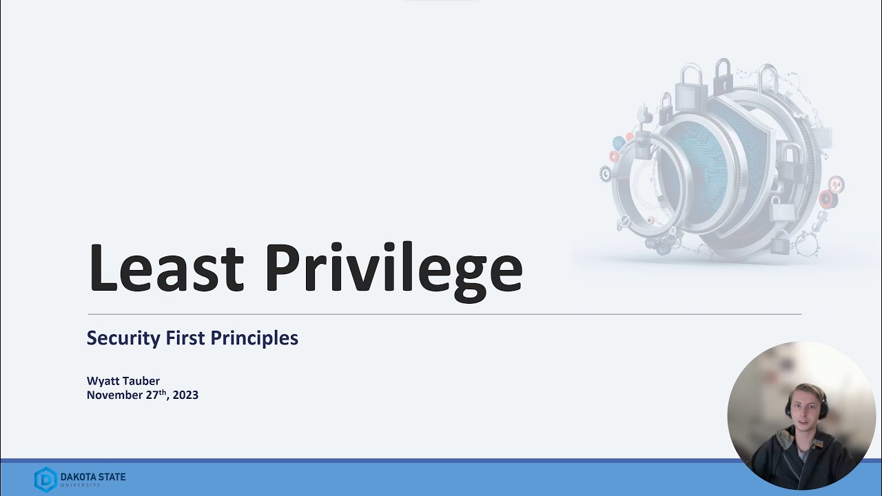 Security First Principles: Least Privilege Lecture - YouTube