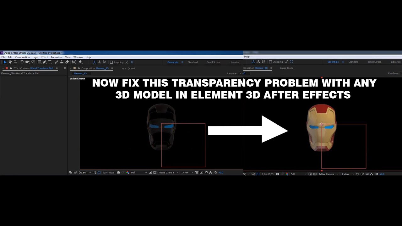 ANIMATION TRANSPARENCY PROBLEM IN ELEMENT 3D FROM 3DS MAX. - YouTube