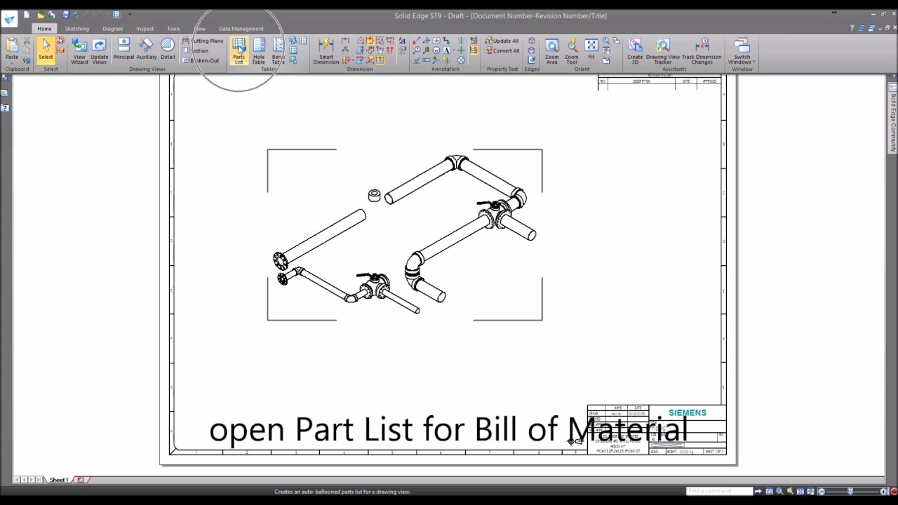 Piping BOM list - YouTube