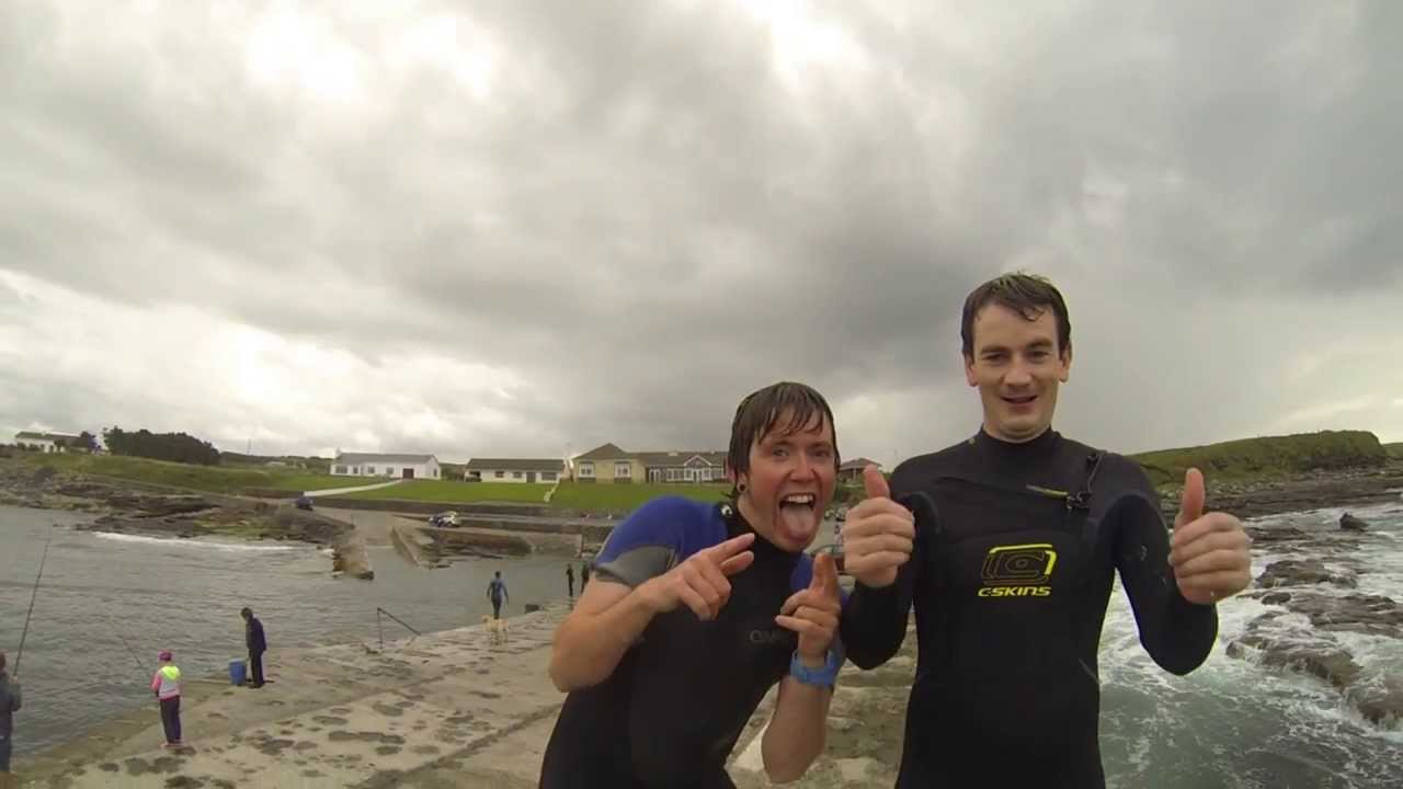 Creevy Pier Jumping clips - YouTube