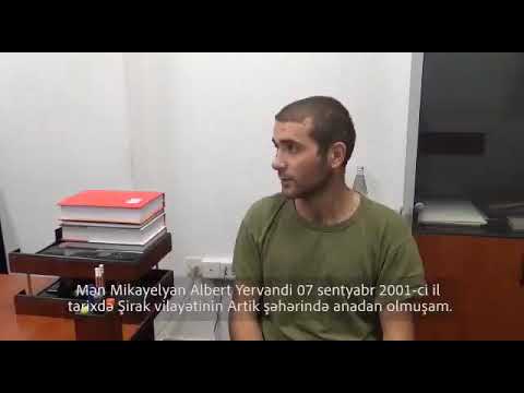 Azerbaycan - Ermenistan : Esir Ermeni Askeri Pkk İtirafi