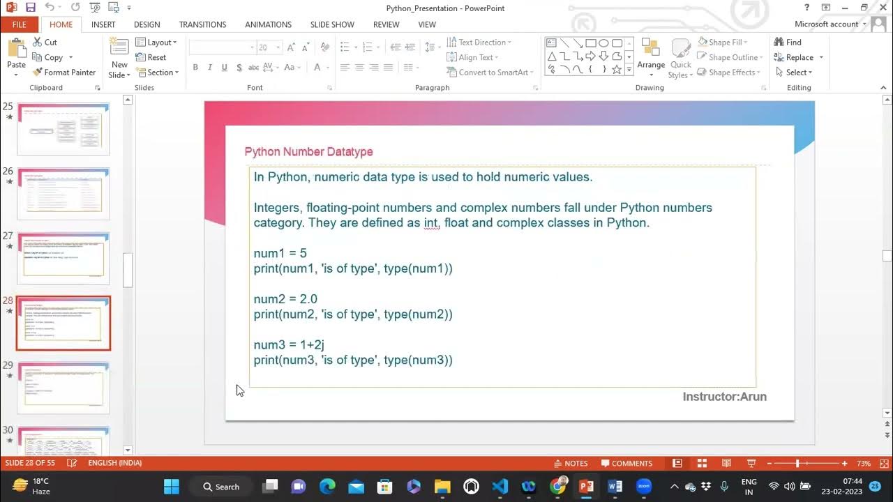Python String Datatype Youtube