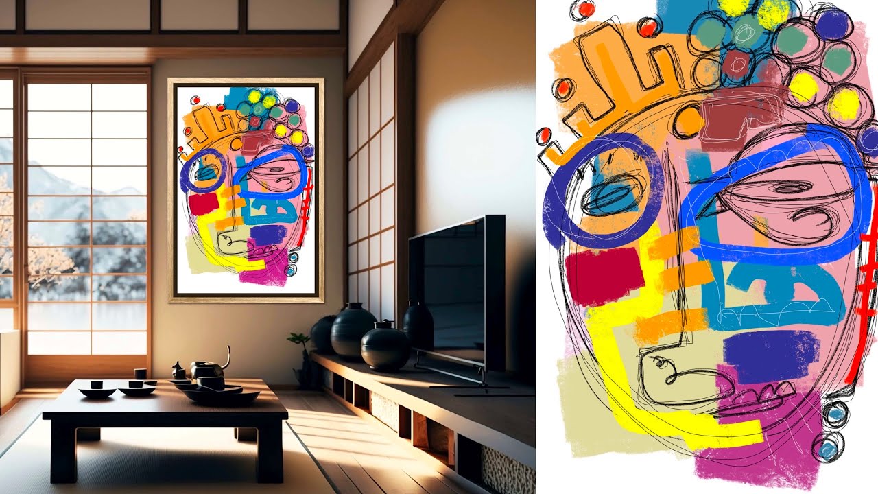 Digital Abstract Art Therapy Painting On The Procreate App | Digital ...