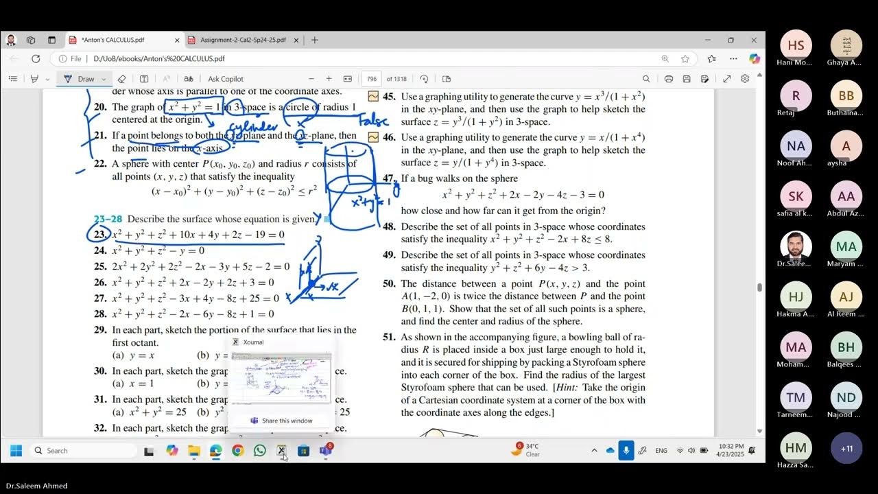 Calculus II | Final Exam Review | Spring 2024-25 - YouTube