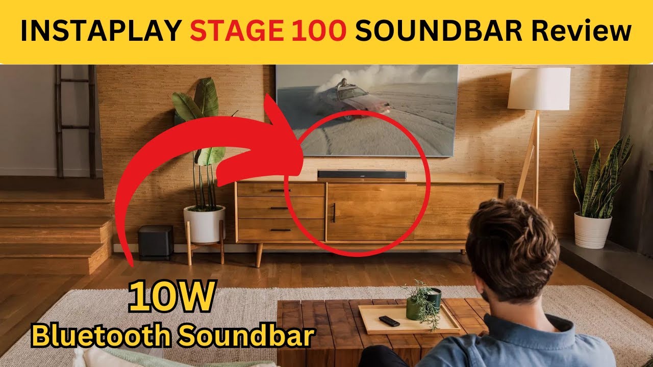 INSTAPLAY STAGE 100 BLUETOOTH SOUNDBAR REVIEW - YouTube