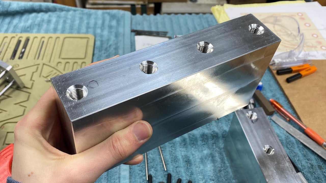 Building an Injection Mold on a Haas DM2 - Riser Blocks - YouTube