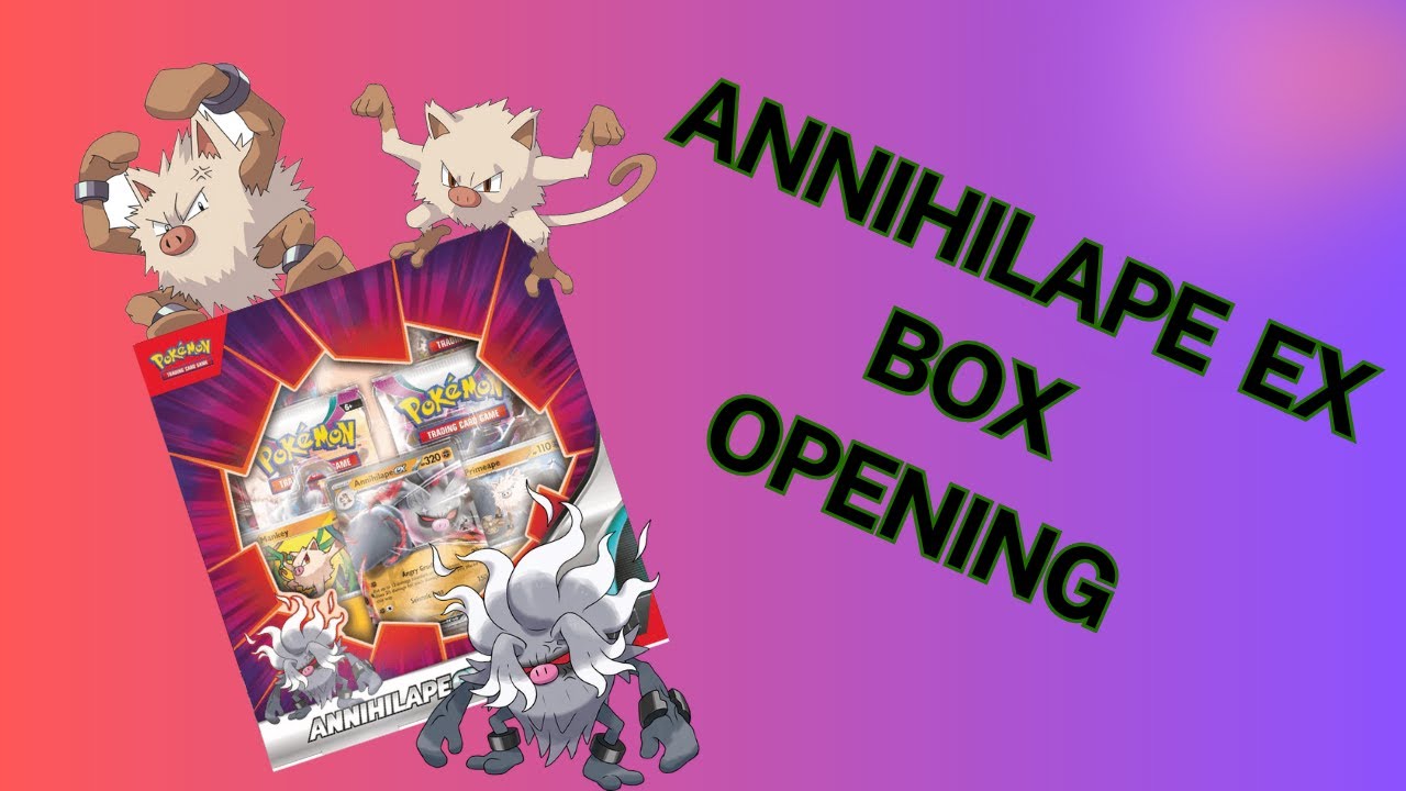 Opening Pokemon's Annihilape EX Box! - YouTube