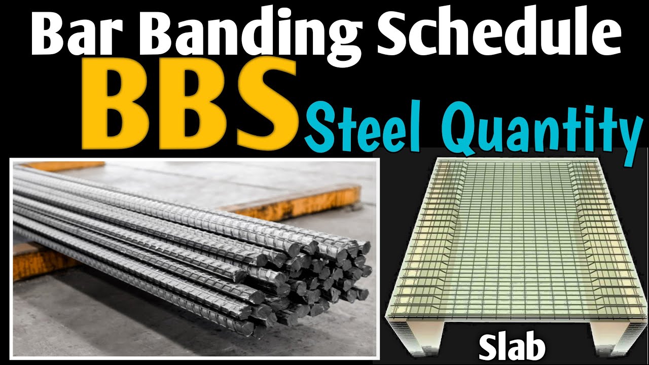 How To Calculate Quantity Of Steel For Slab | BBS For Slab | Bar ...