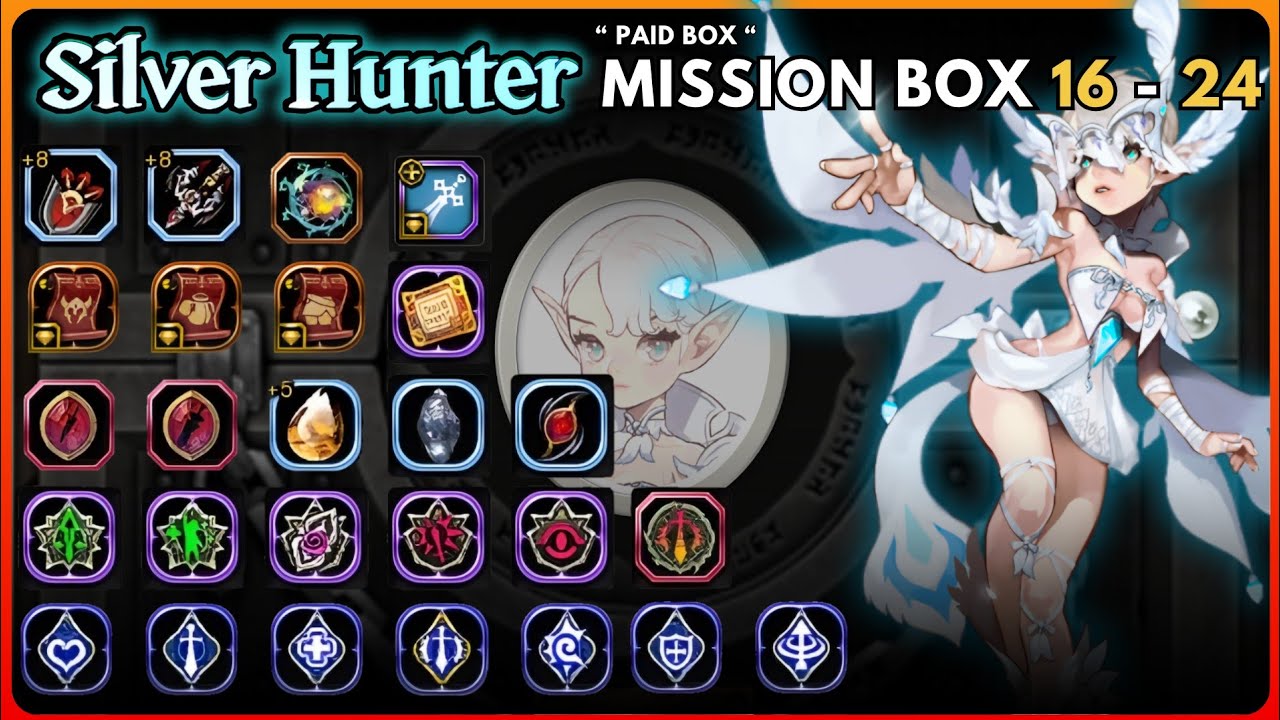 Silver Hunter TOP UP Mission Box 16 - 24, Reward Box, Box Mission ...