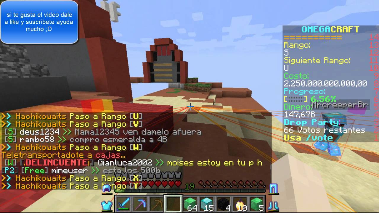 omegacraft server presentacion: OP PRSION :V | Servidor Version 1.8 ...