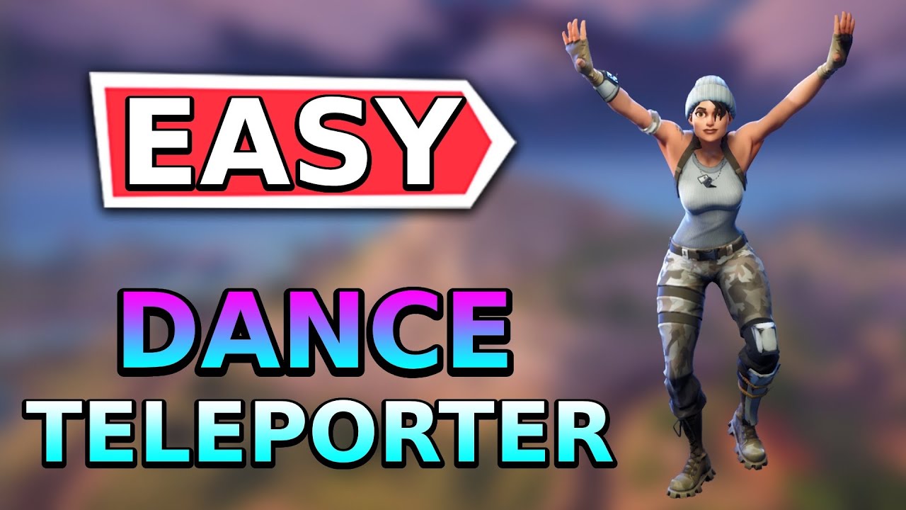 How To Make A Dance Teleporter In Fortnite Creative - YouTube