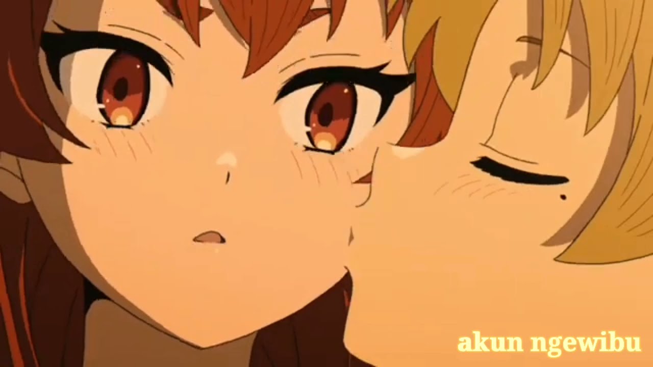 Rudeus kissing Eris | Mushoku Tensei - YouTube