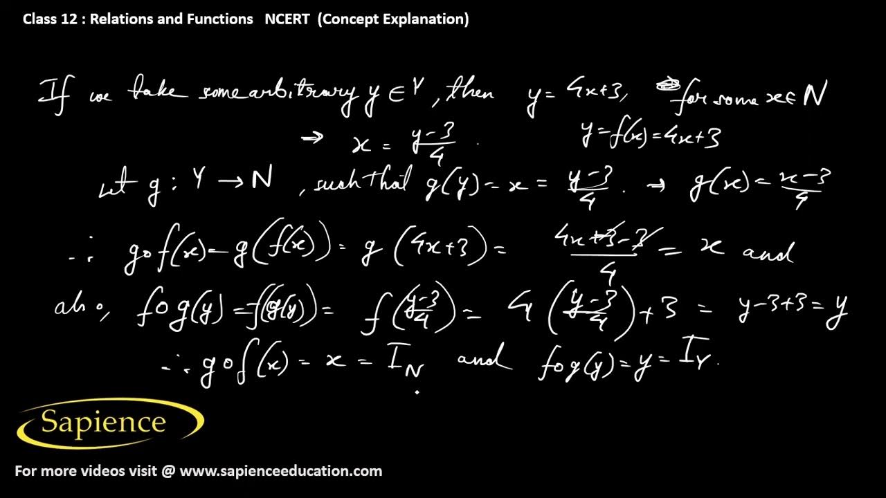 invertible function class 12 maths relations and functions | cbse class 12 | ncert class 12 ...