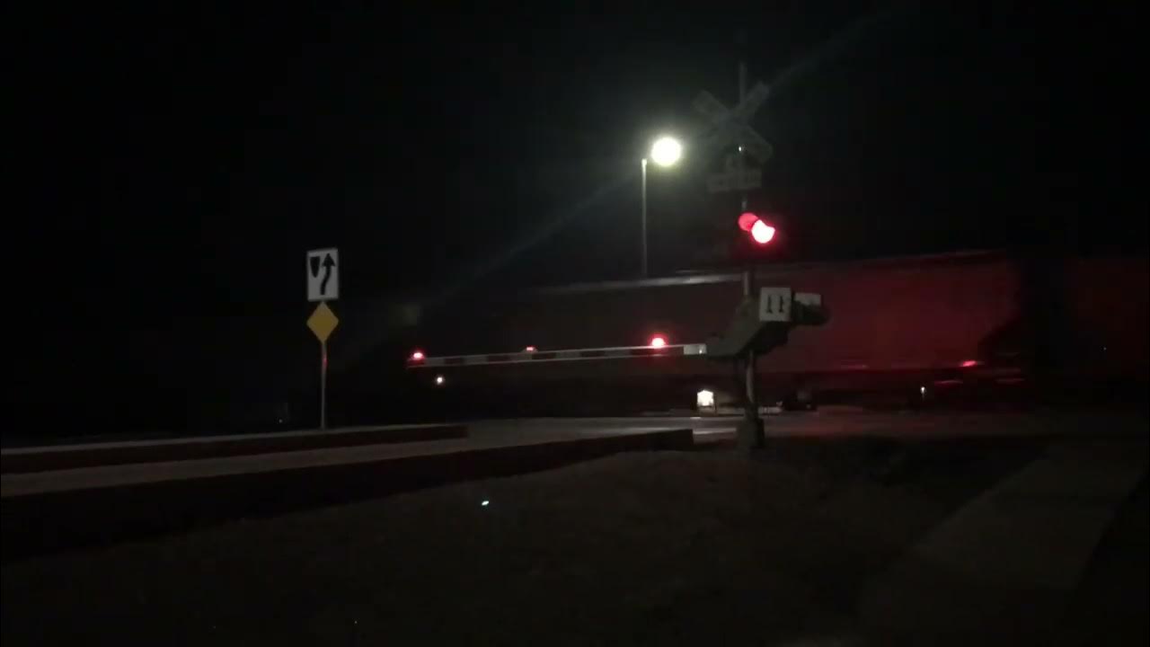 UP 7797 Manifest Freight Train w/ SD40N East, 5th Ave. Railroad Crossing, Kearney NE - YouTube