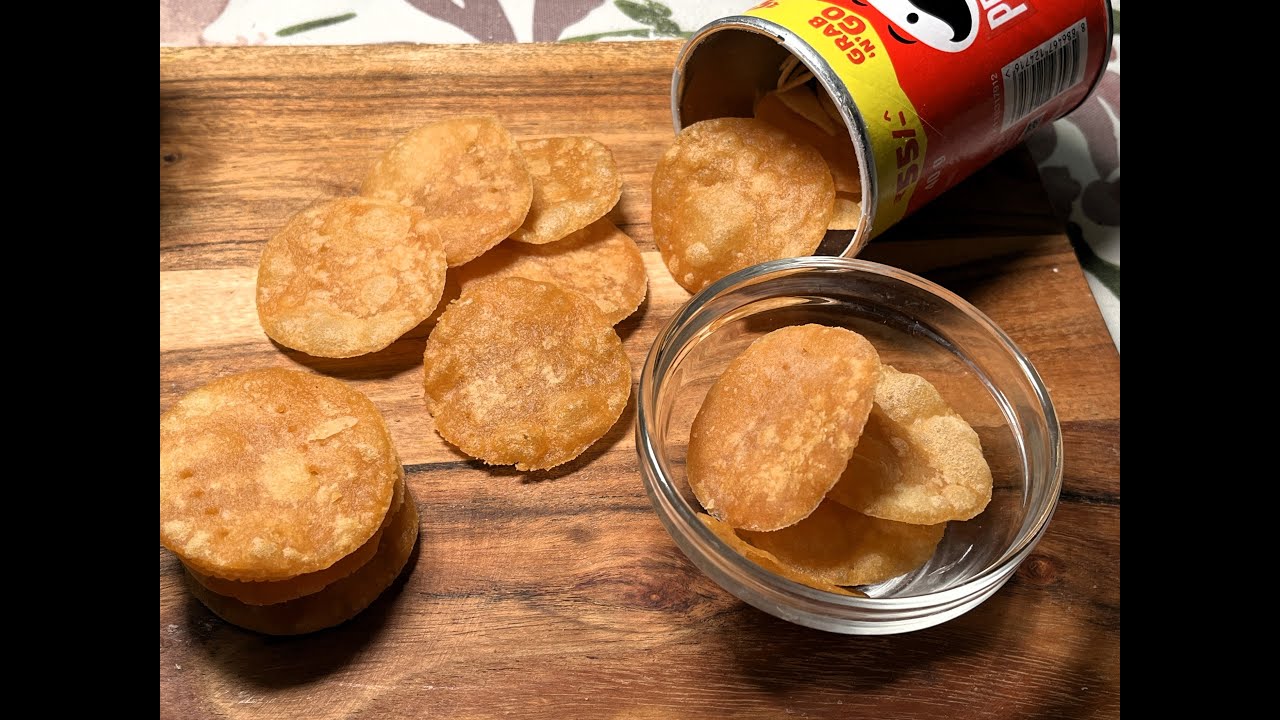 Easy Homemade Pringles Recipe | घर पर प्रिंगल्स चिप्स कैसे बनाएं ...