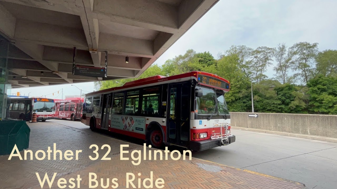 Another TTC 32 Eglinton West Bus Ride This Time to Eglinton West Station 7/27/2022 - YouTube