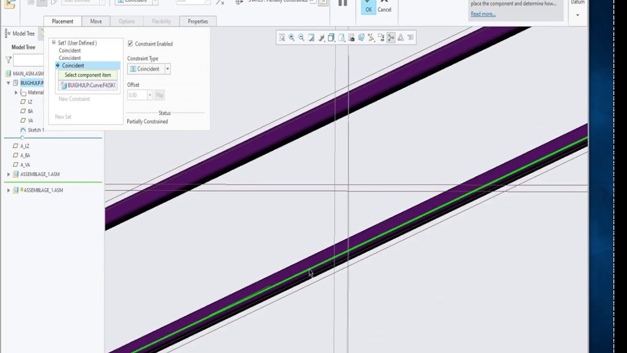 PTC Creo 6: Framework - Curved beams - YouTube