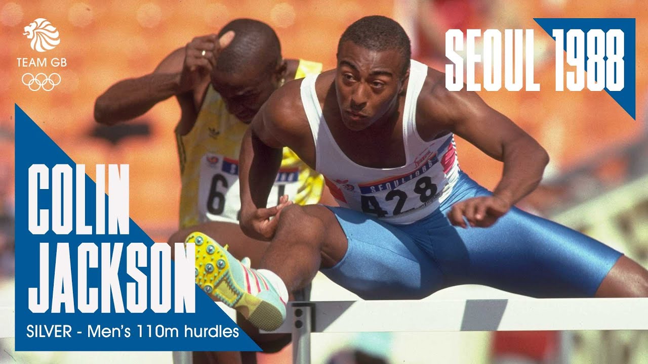 Colin Jackson 110m Hurdles Silver | Seoul 1988 Medal Moments - YouTube