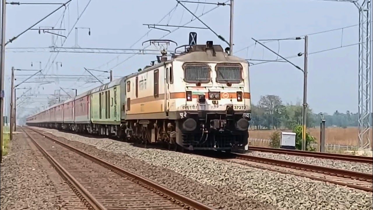 🔥Heavy Weight WAP7 Durgiana + Rajdhani + Duronto + Shatabdi + Vande ...