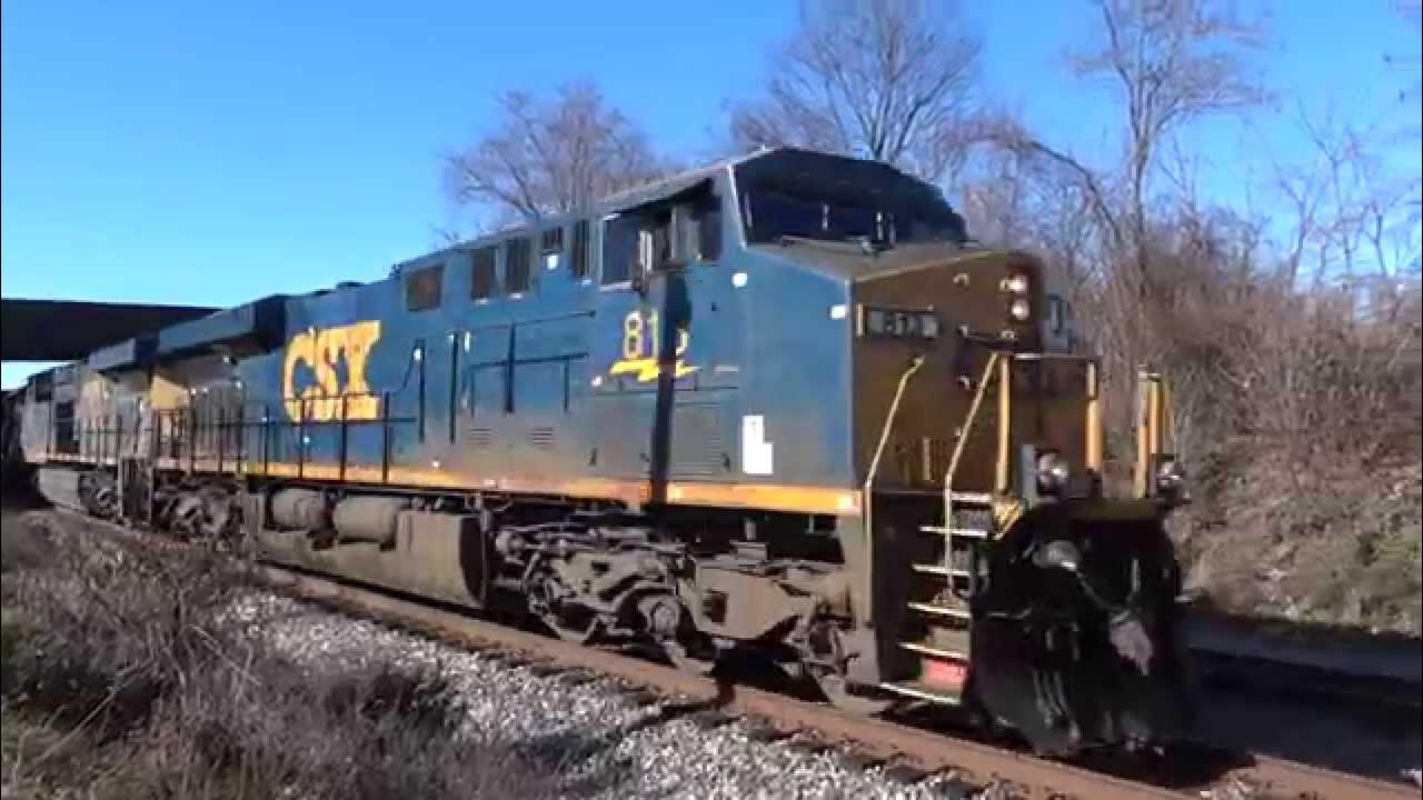 CSX Q415 In Shenandoah Junction - YouTube