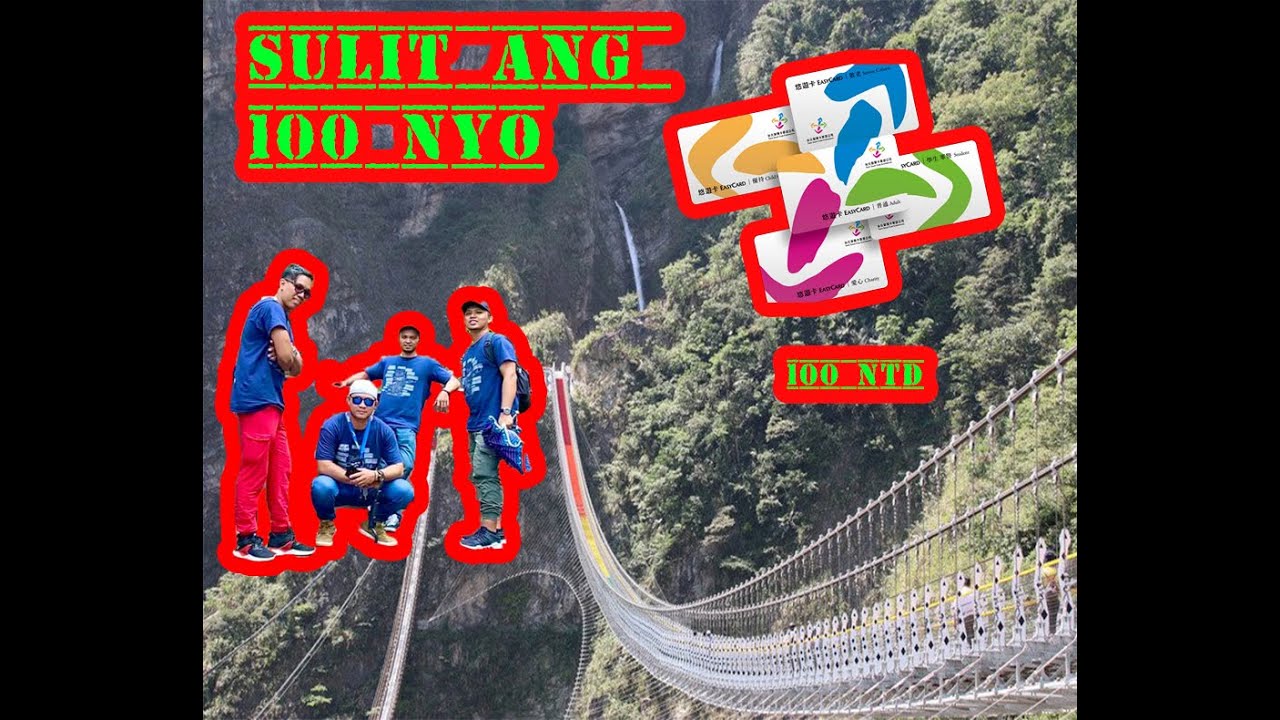 Rainbow suspension Bridge in Nantou, Taiwan - YouTube