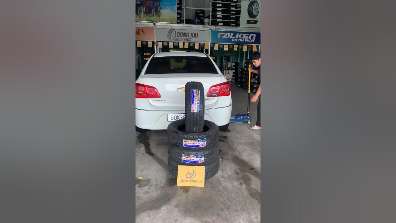 Chevrolet Cruze thay lốp 205/60R16 Kenda KR205 #kenda #kendakr205 #chevroletcruze - YouTube