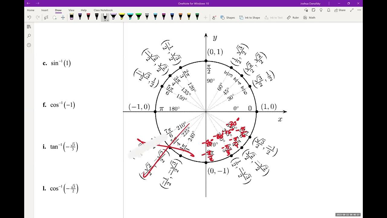 3A Video Assignment 2 Trigonometry Review Part 2 - YouTube