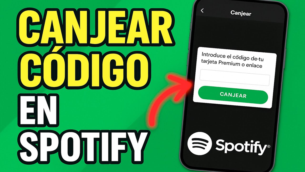 COMO CANJEAR UN CODIGO EN SPOTIFY [PASO A PASO] - YouTube