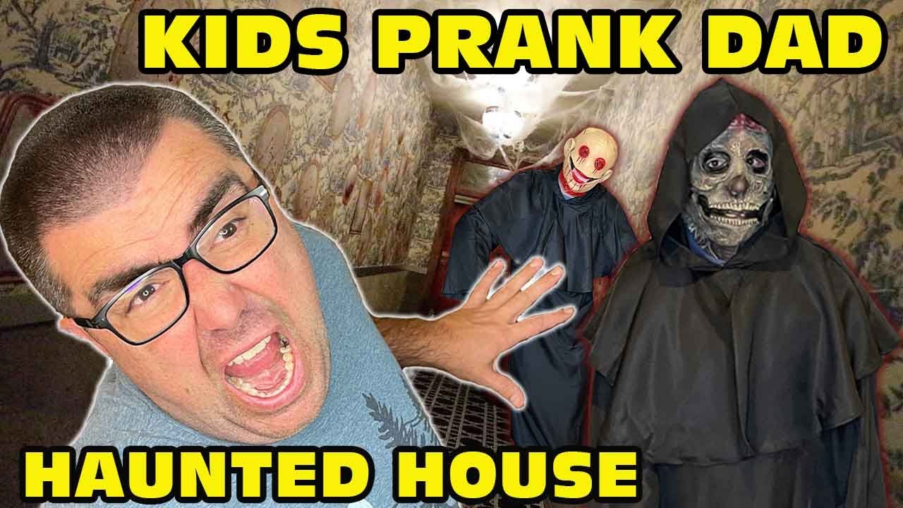 Kids Halloween Prank on Dad | Dad FREAKS Out | Haunted House | MUST SEE ...