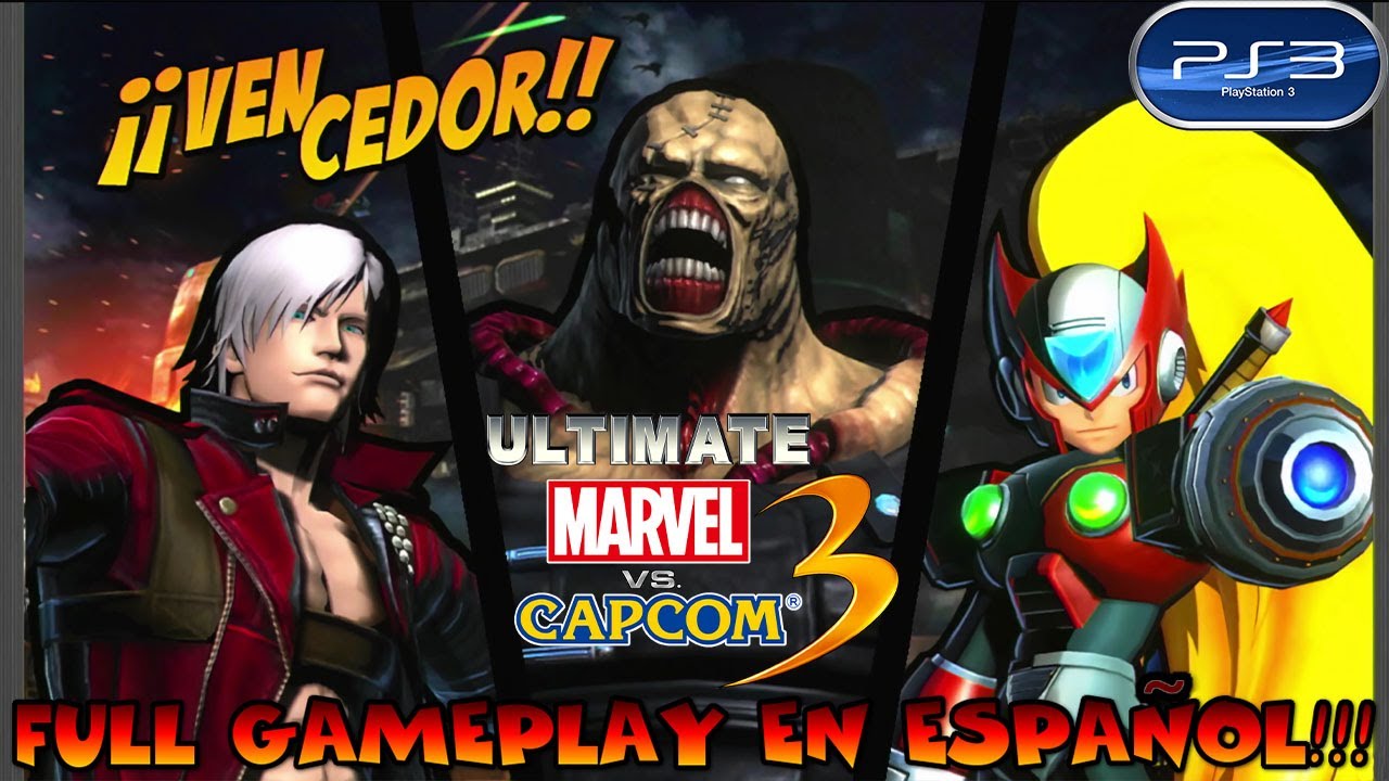 ULTIMATE MARVEL VS CAPCOM 3 | Full Gameplay en Modo Arcade!!! (PS3 ...