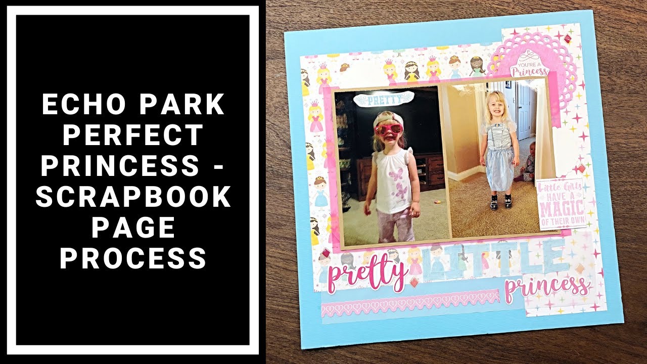 Princess Scrapbook Paper Fairy Tale Princess Digital Paper Pack