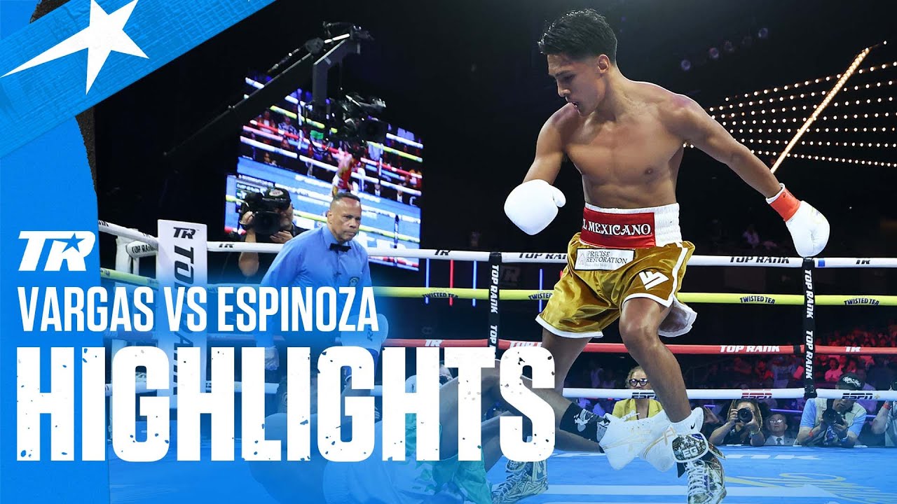 HUGE KO! Emiliano Vargas Demolishes Alexander Espinoza In The First ...