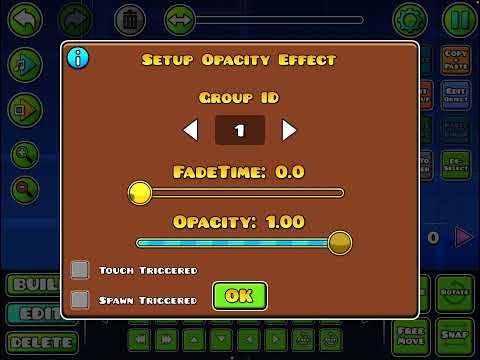 How to use the alpha trigger in gd - YouTube