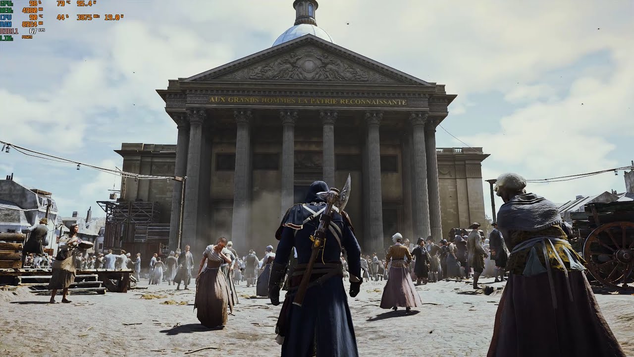 Assassin's Creed Unity Free Roam Gameplay - YouTube