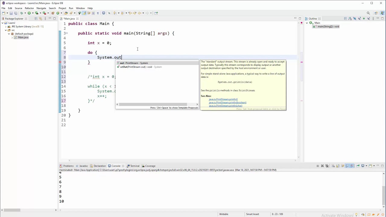 Java Tutorial - While and Do..While Loop Java Tutorial - While and Do..While Loop