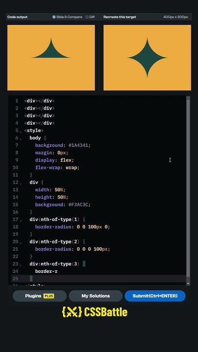 Css Battle 29 Suffocate Cssbattle Codingshorts Shorts Coding Learn Css Youtube