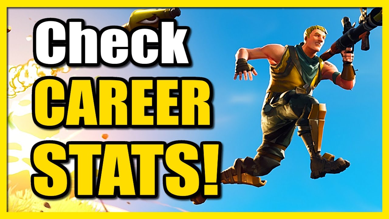 How to Check your Career Stats in FORTNITE OG (K/d & Wins!) - YouTube