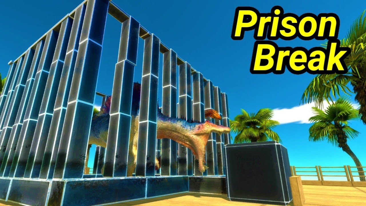 Dinosaurs Prison break animal revolt battle simulator ARBS - YouTube