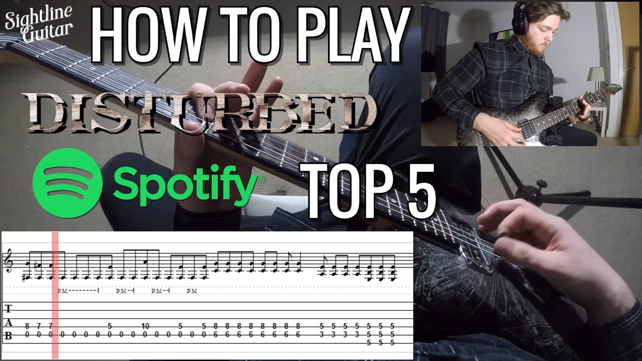 How to Play DISTURBED's Spotify Top 5 - YouTube
