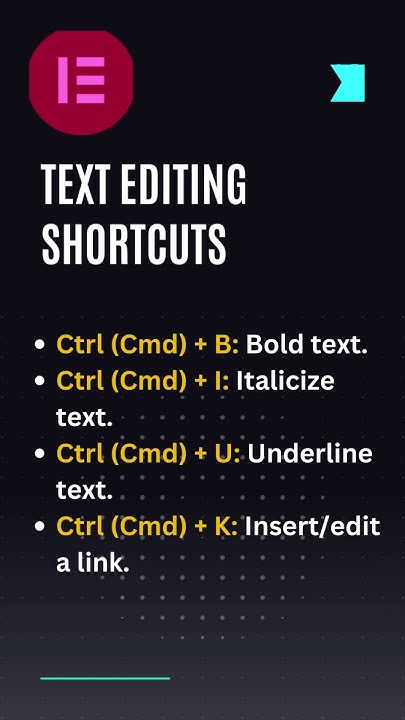 Useful Elementor Keyboard Shortcuts | WordPress tips and tricks - YouTube