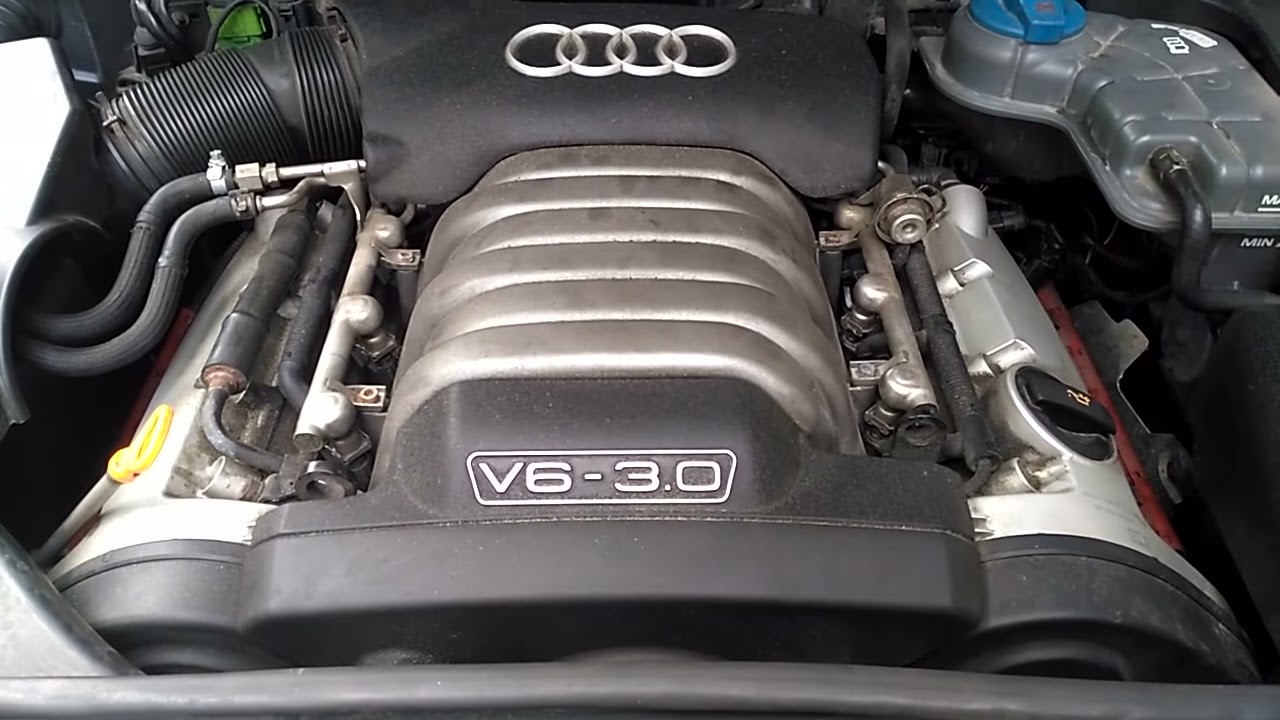 A6 C5 3.0i ASN engine sound - YouTube
