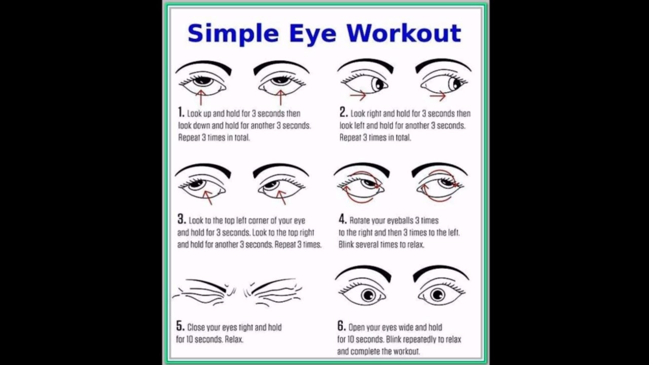 How to improve your Eyesight ! 6 Great Exercise. - YouTube