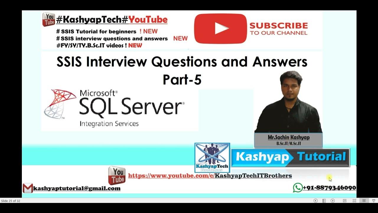 SSIS Interview questions and answers Part 5 - YouTube